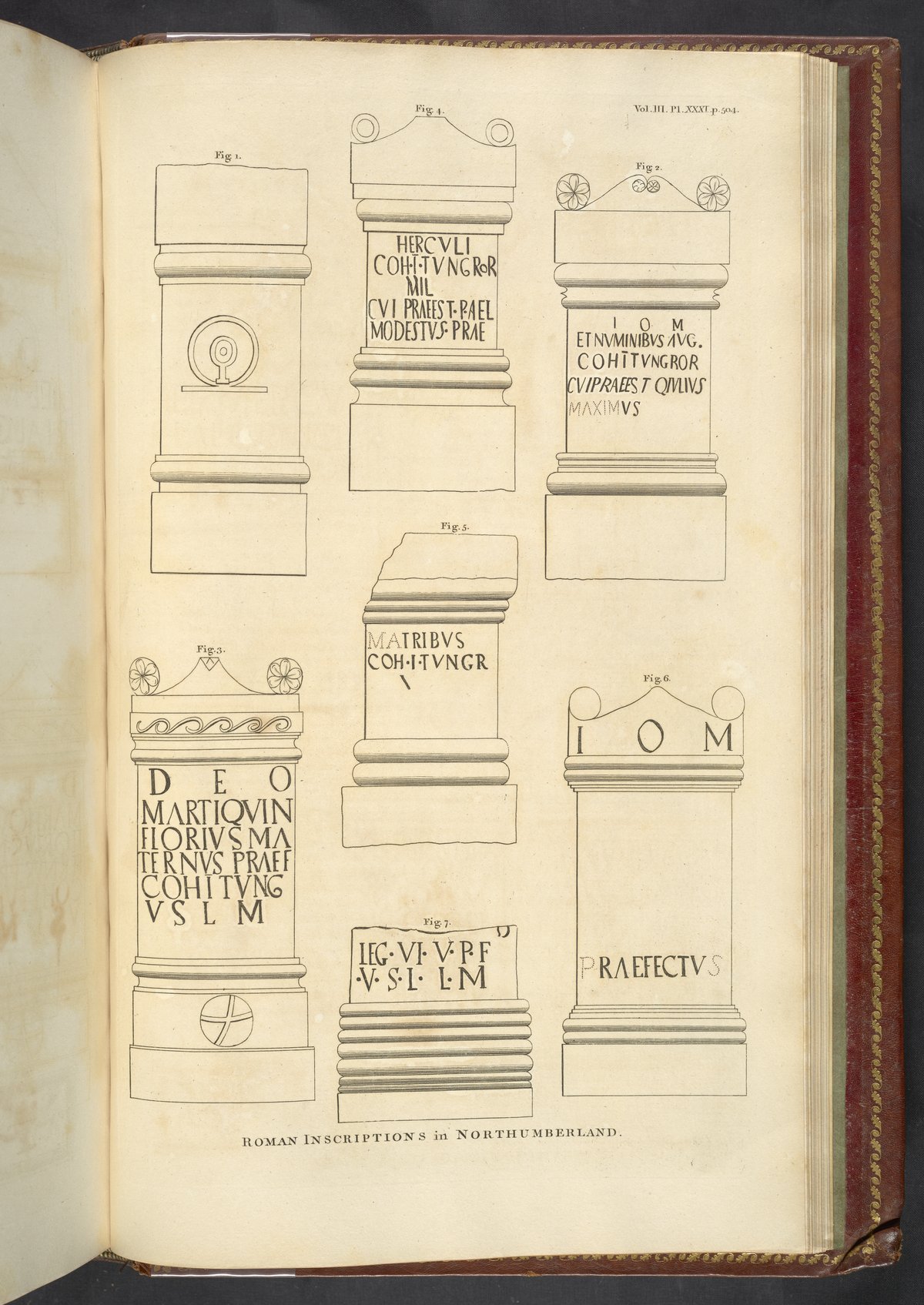 Roman Inscriptions in Northumberland [Vol. III, Plate XXXI] - Science ...