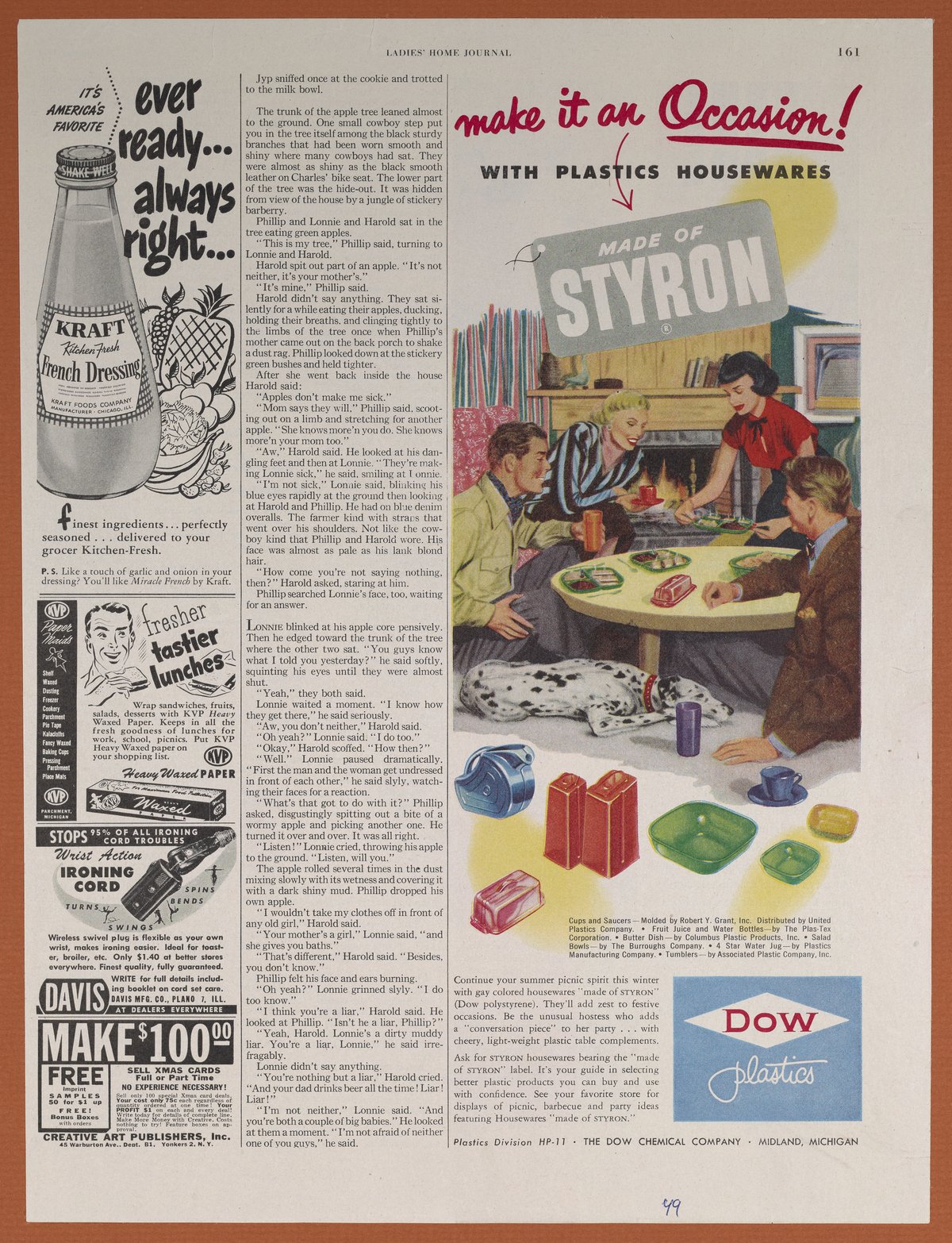 Make it an Occasion! With Plastics Housewares Made of Styron - Science ...