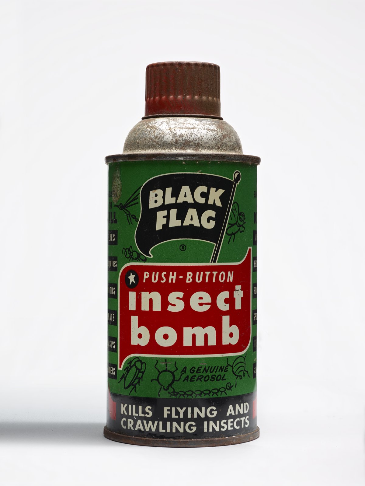 Black Flag Push-Button Insect Bomb - Science History Institute Digital ...