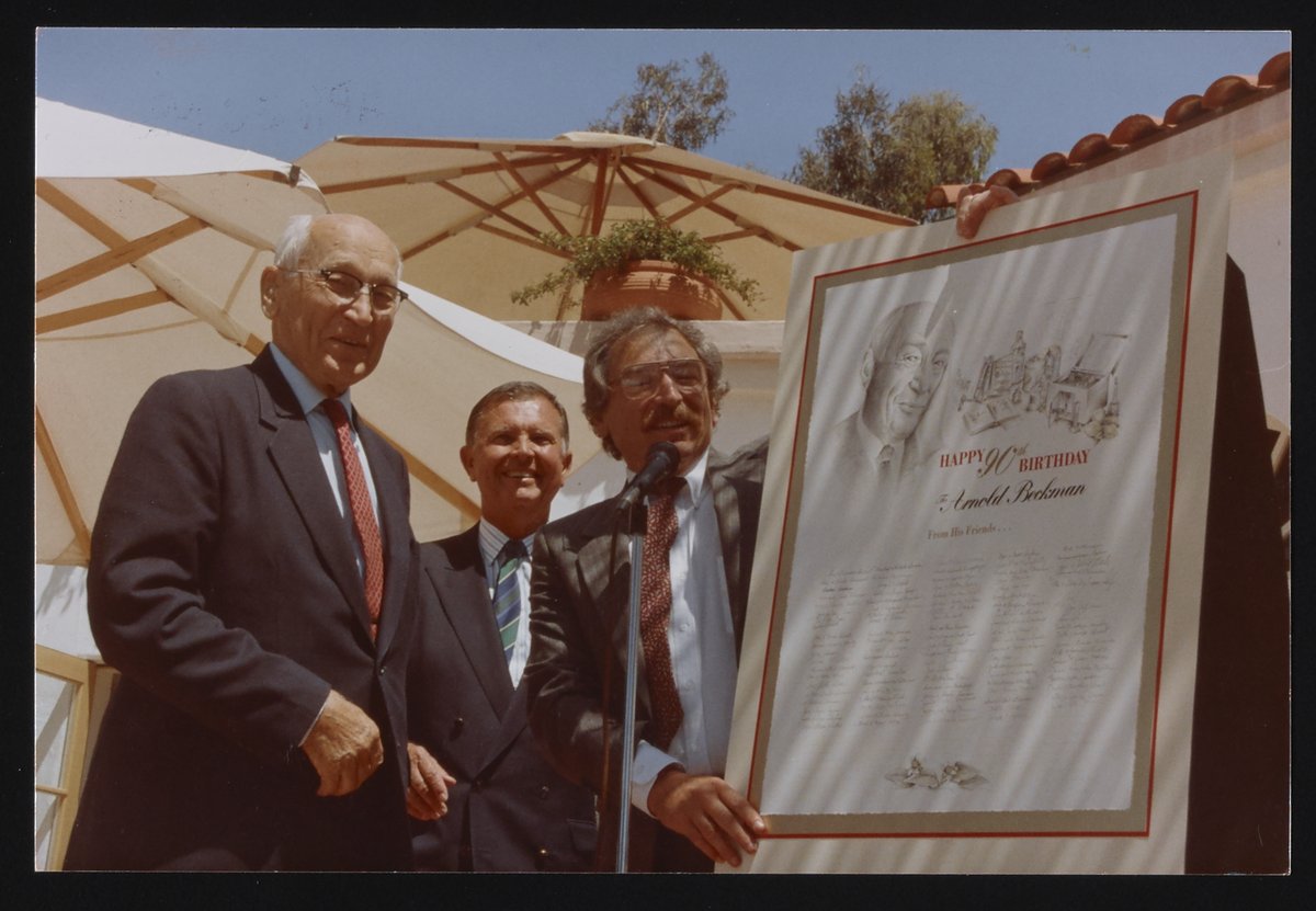Arnold Beckman's 90th birthday - Science History Institute Digital ...