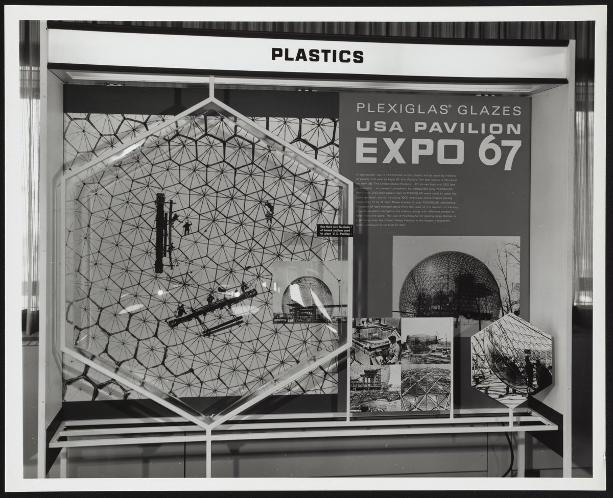 Rohm and Haas stockholder exhibit on use of Plexiglas at 1967 World's ...