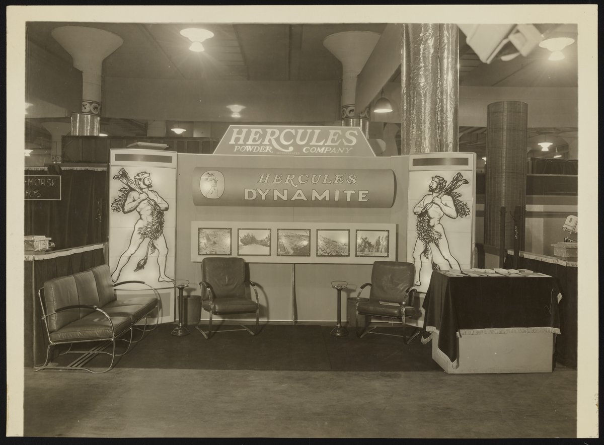Hercules Dynamite exhibition display (1936) - Science History Institute ...