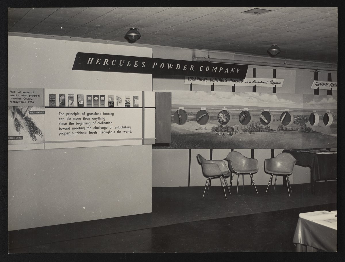 Toxaphene exhibition display (1952) - Science History Institute Digital ...