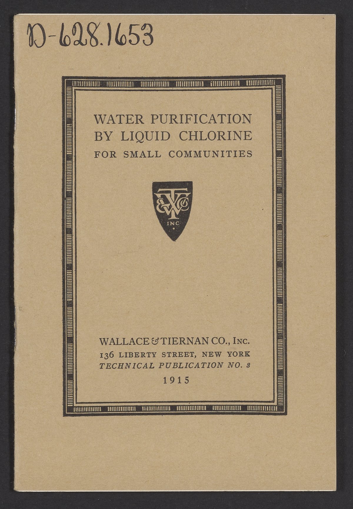 Water Purification by Liquid Chlorine for Small Communities - Science ...