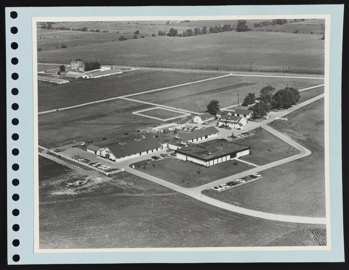 Aerial view of Warren-Teed Pharmaceuticals facility - Science History ...