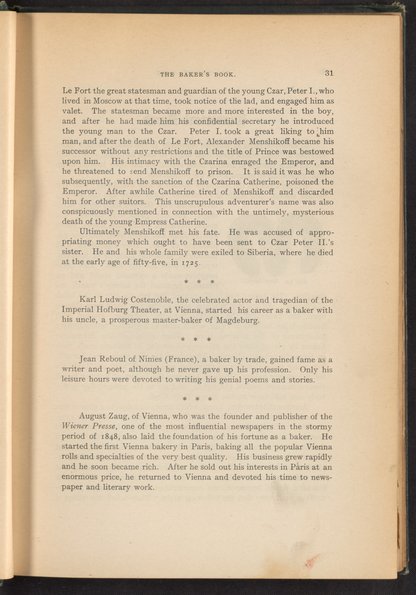 The Baker's Book [Volume I] - Science History Institute Digital Collections