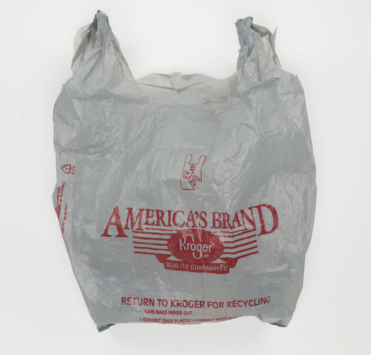 Kroger Disposable Plastic Shopping Bag - Science History Institute ...