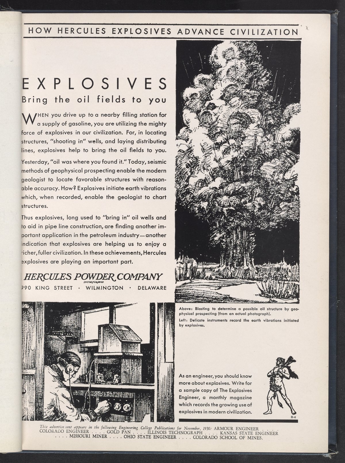 Explosives Bring the Oil Fields to You - Science History Institute ...