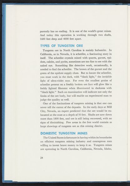 Tungsten, the Story of an Indispensable Metal - Science History ...