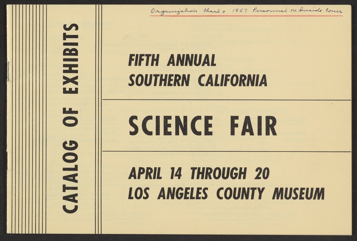 Fifth Annual Southern California Science Fair Catalog of Exhibits ...