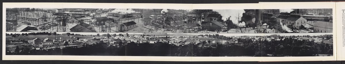 Panoramic view of DuPont Company's plant in Haskell, New Jersey and ...