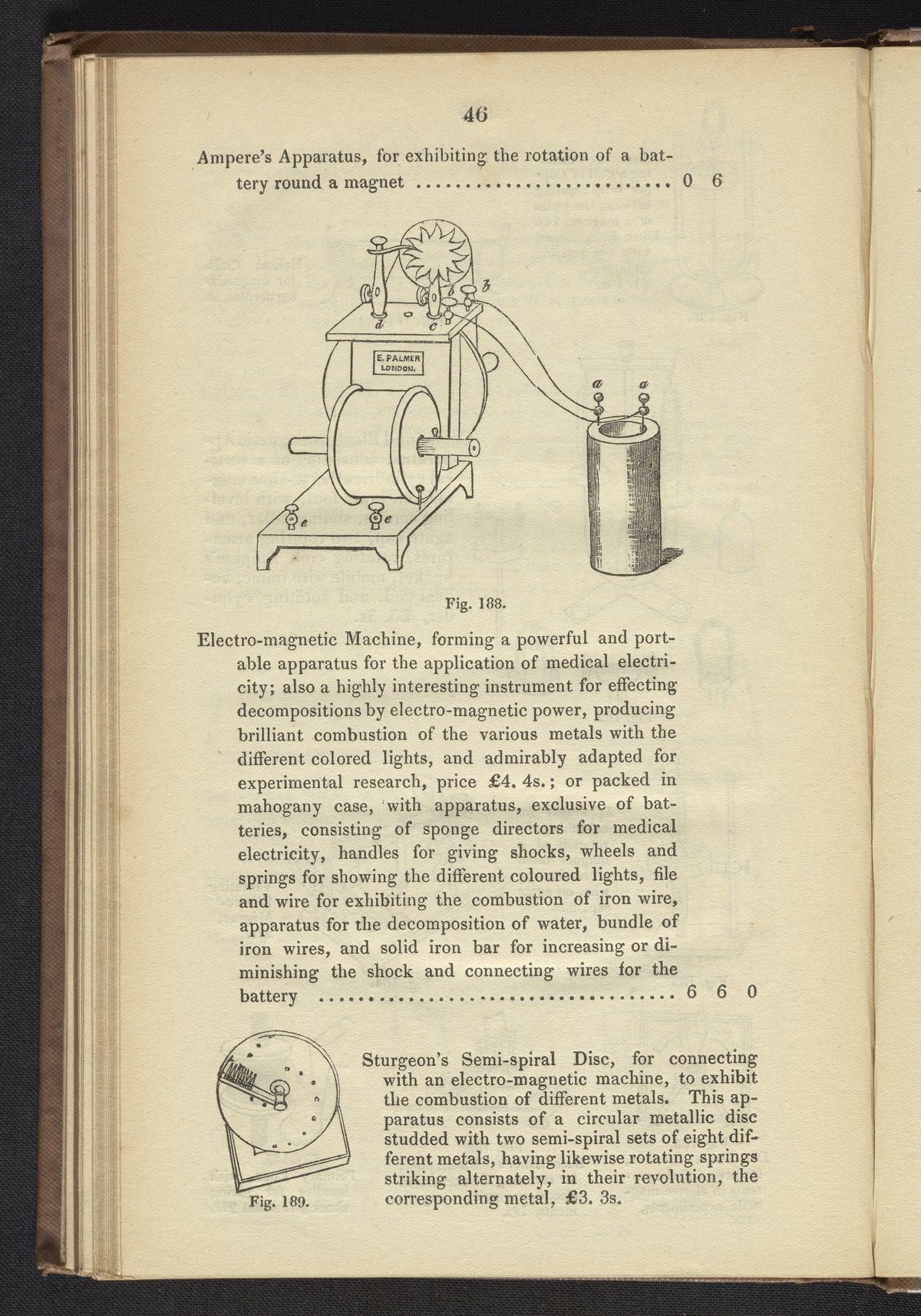 Figures 188 and 189. Electromagnetic Apparatus - Science History ...