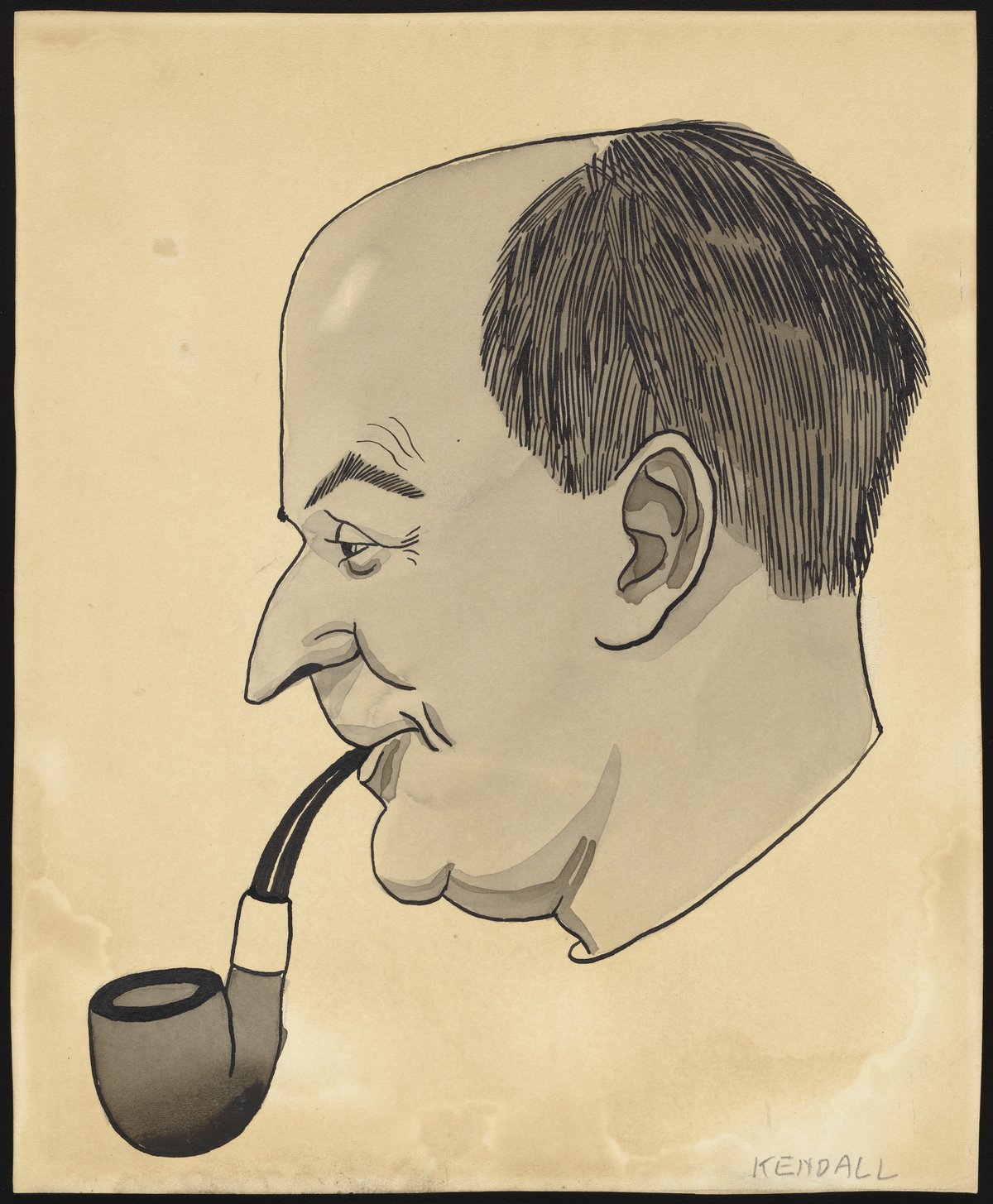 Caricature of James Pickering Kendall (1889-1978) - Science History ...