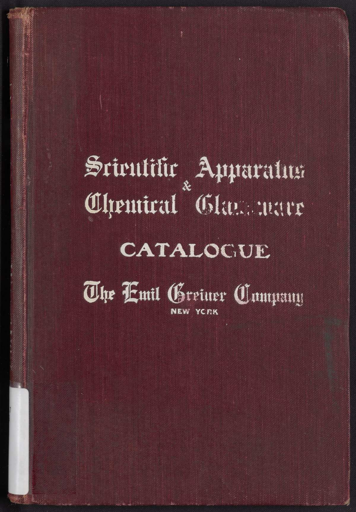 Illustrated Catalogue of Scientific Apparatus, Chemical Glassware, and ...
