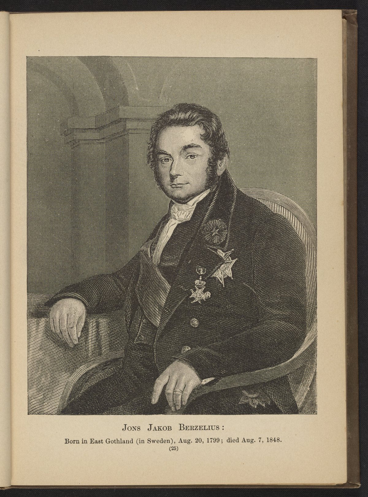 Portrait of Jöns Jakob Berzelius - Science History Institute Digital ...