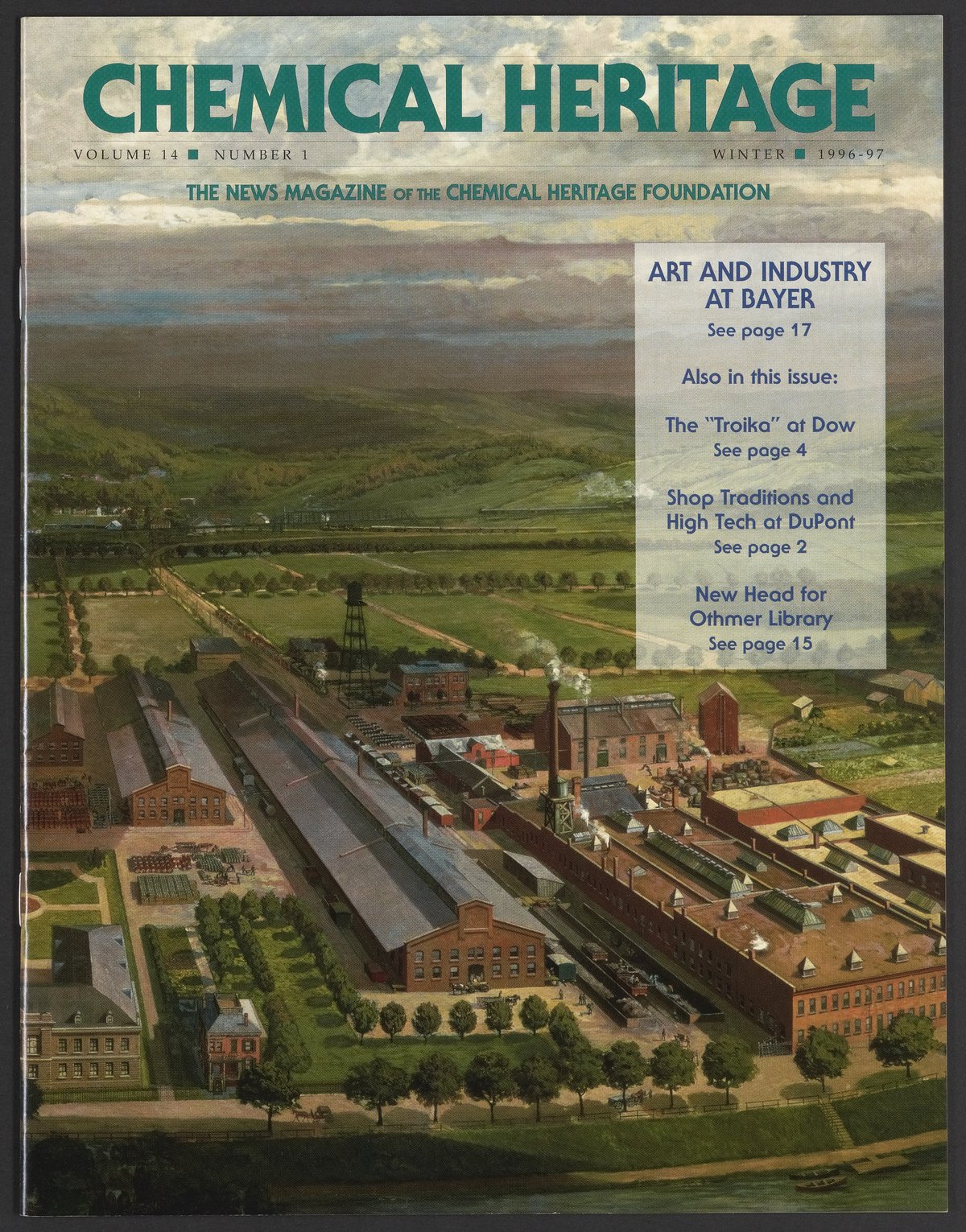 Chemical Heritage, Volume 14 Number 1 - Science History Institute Digital Collections