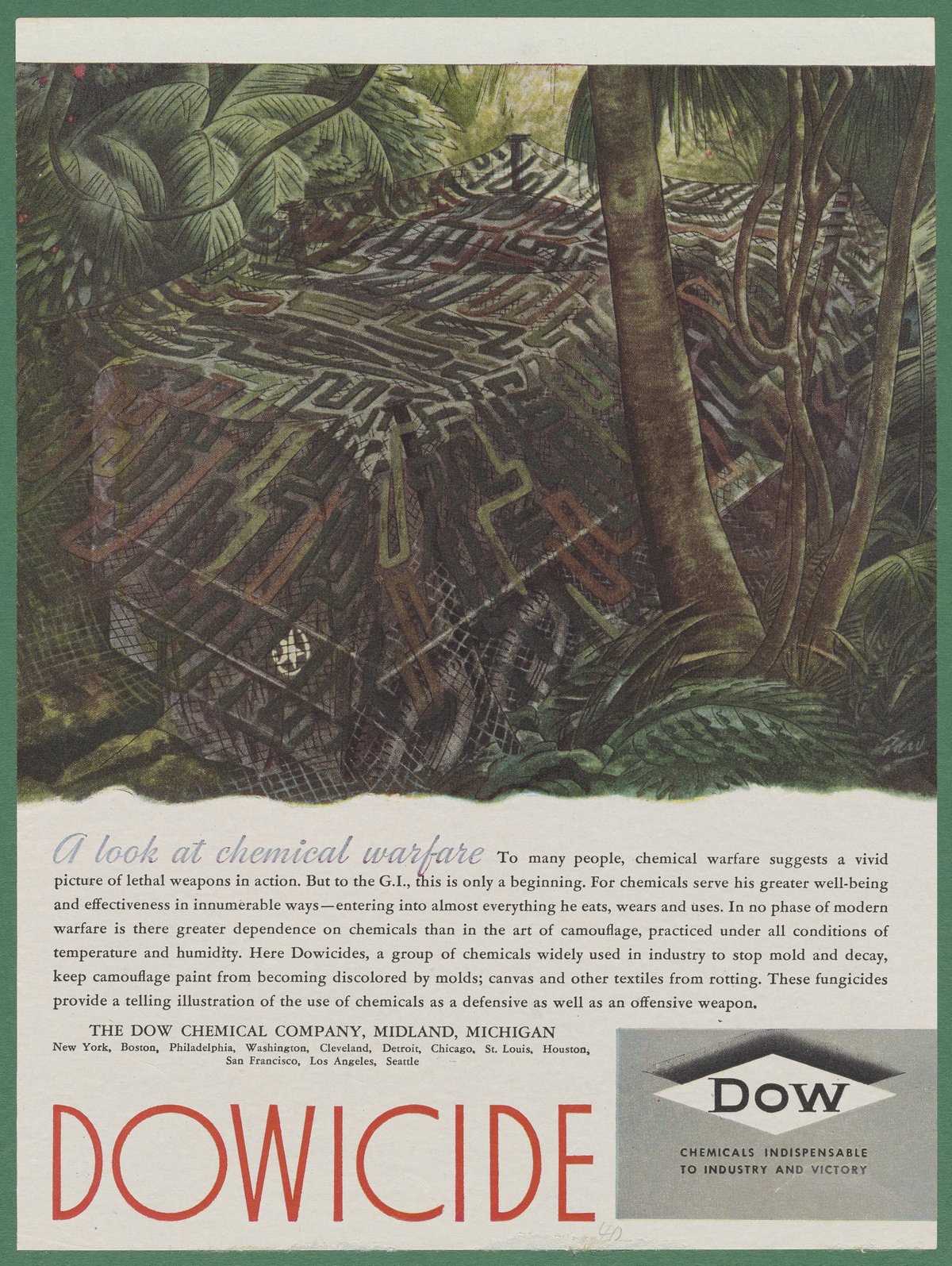 Dowicide: A Look at Chemical Warfare - Science History Institute ...