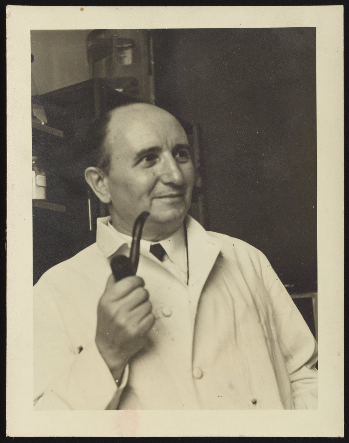 Portrait of Dr. Michael Somogyi with pipe - Science History Institute ...