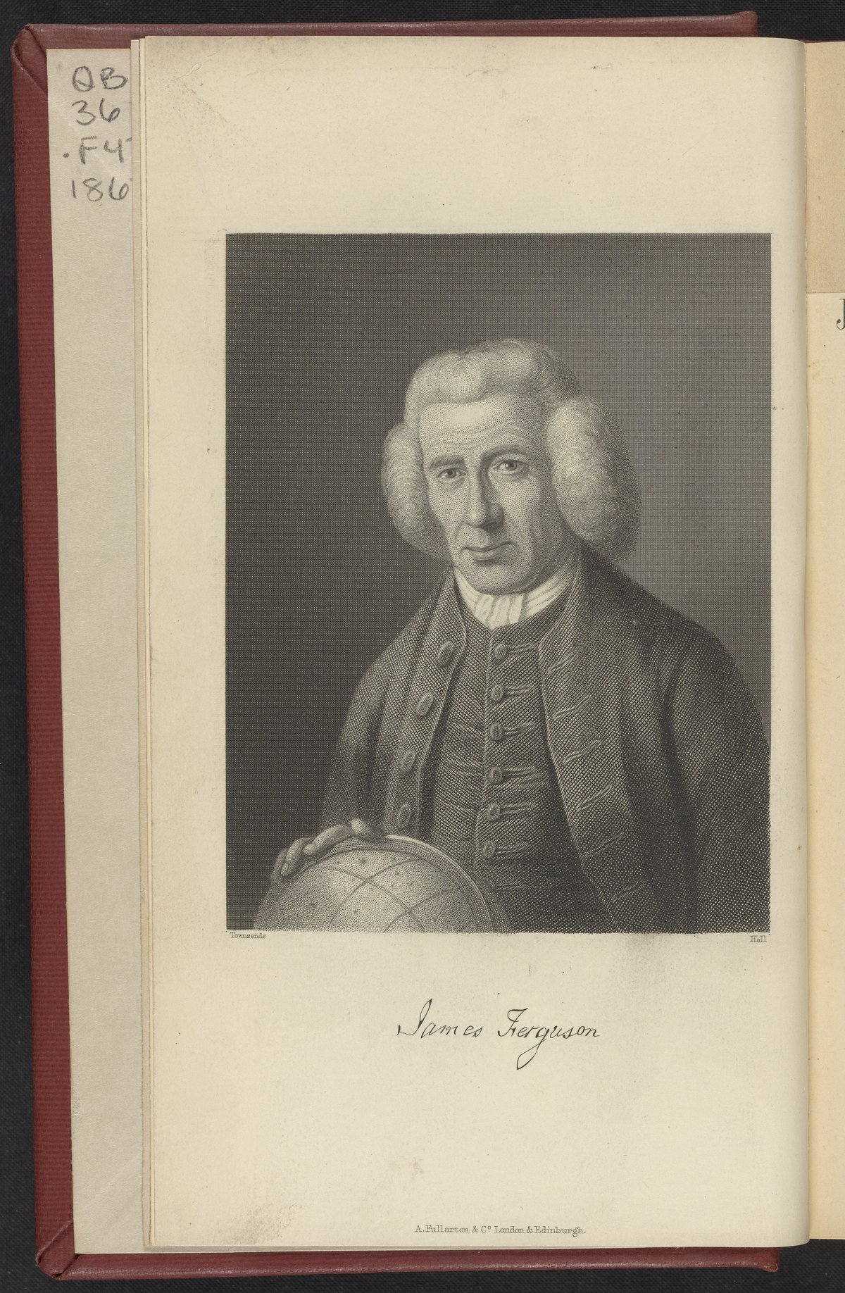 Frontispiece: Portrait of James Ferguson - Science History Institute ...
