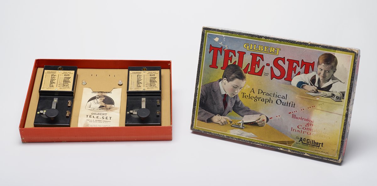 Gilbert Tele-Set Telegraph Outfit No. 3502 - Science History Institute ...