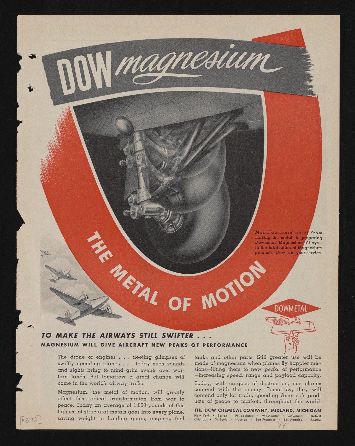 Dow Magnesium: The Metal of Motion - Science History Institute Digital ...