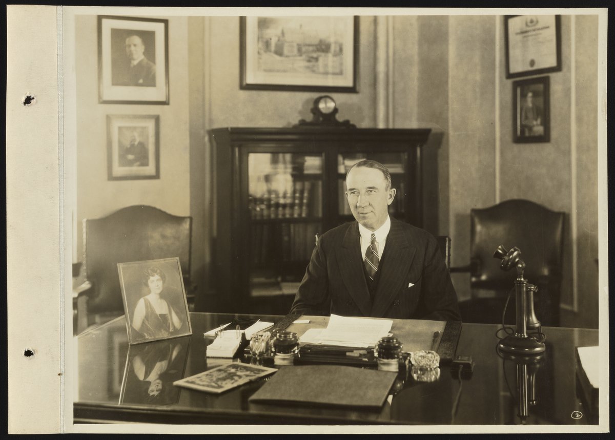 Robert F. Carr at Dearborn Chemical Company office - Science History ...