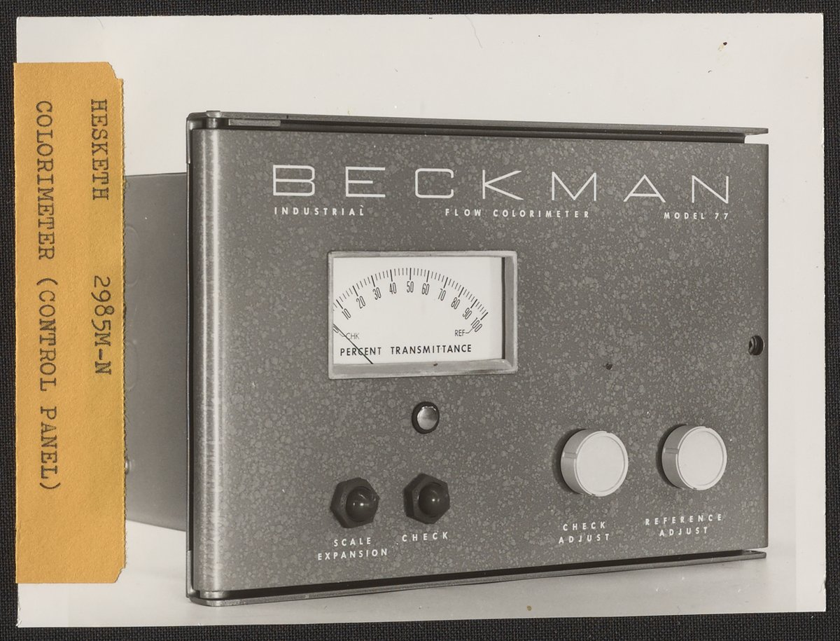 Beckman Model 77 Industrial Flow Colorimeter - Science History ...