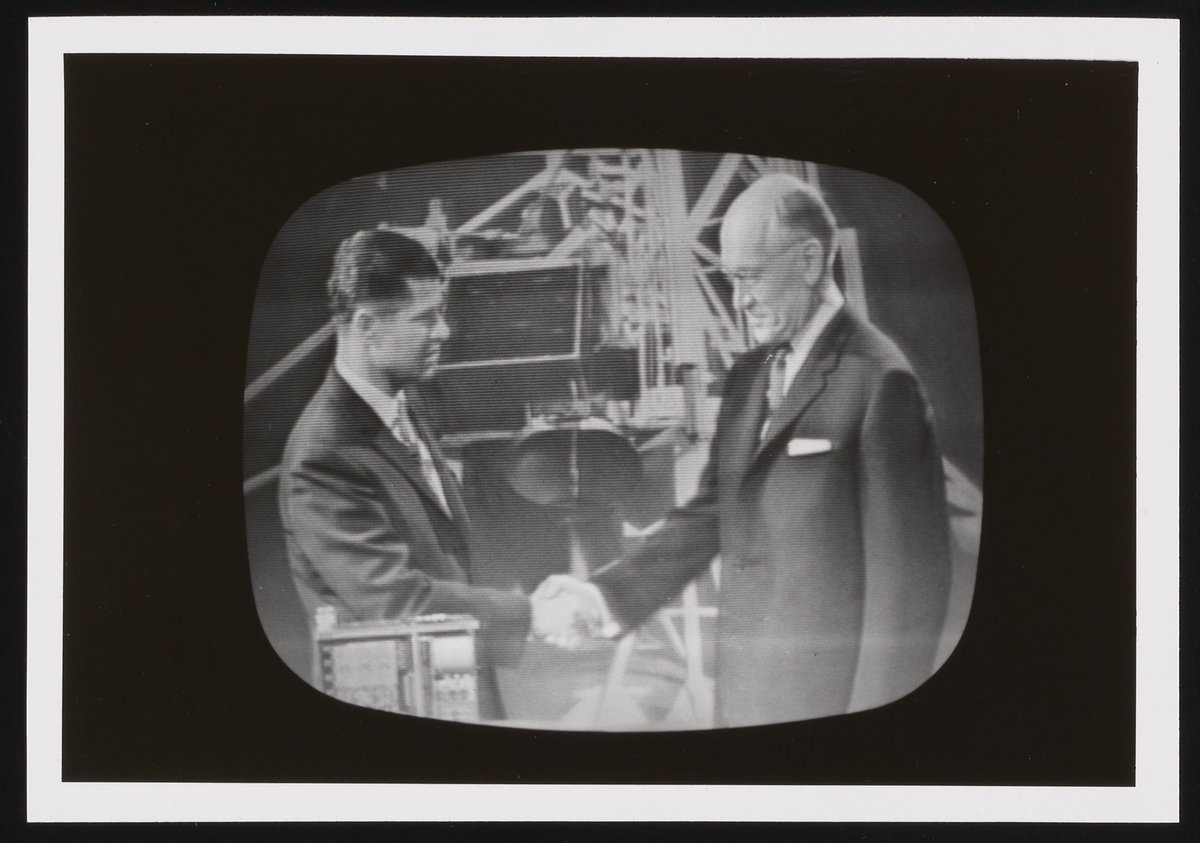 Arnold Beckman on the set of "Science in Action" - Science History ...