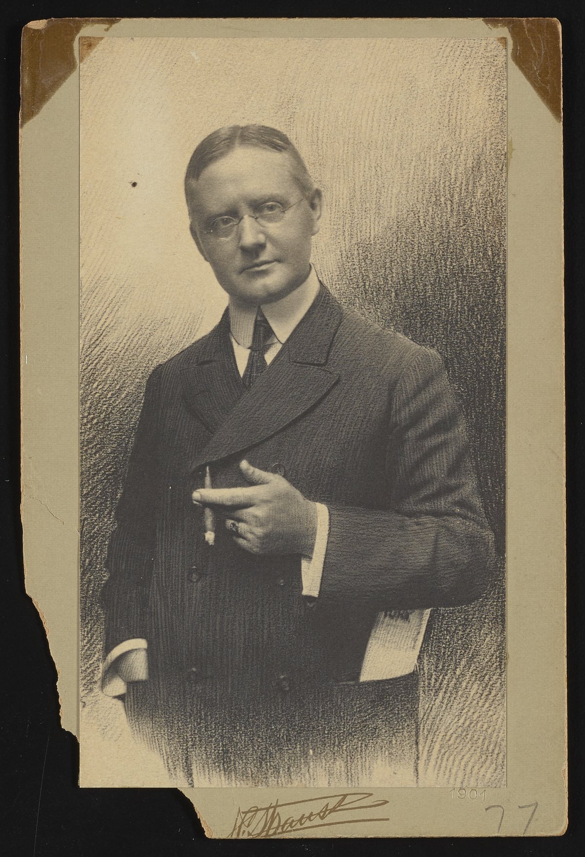 Portrait of David Oliphant Haynes (b. 1858) - Science History Institute ...