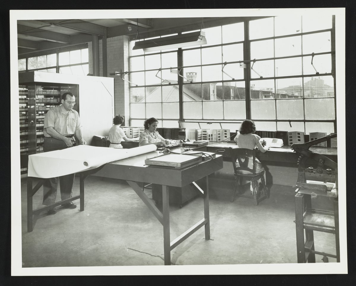 Printing Department at the Althouse Customer Service Laboratory ...