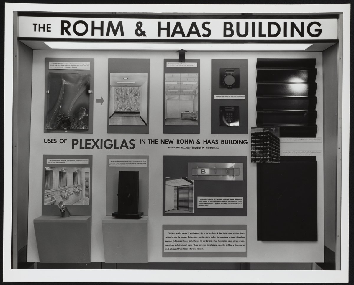 Uses of Plexiglas in the New Rohm & Haas Building - Science History ...