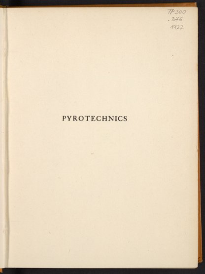 Pyrotechnics: The History and Art of Firework Making - Science History ...