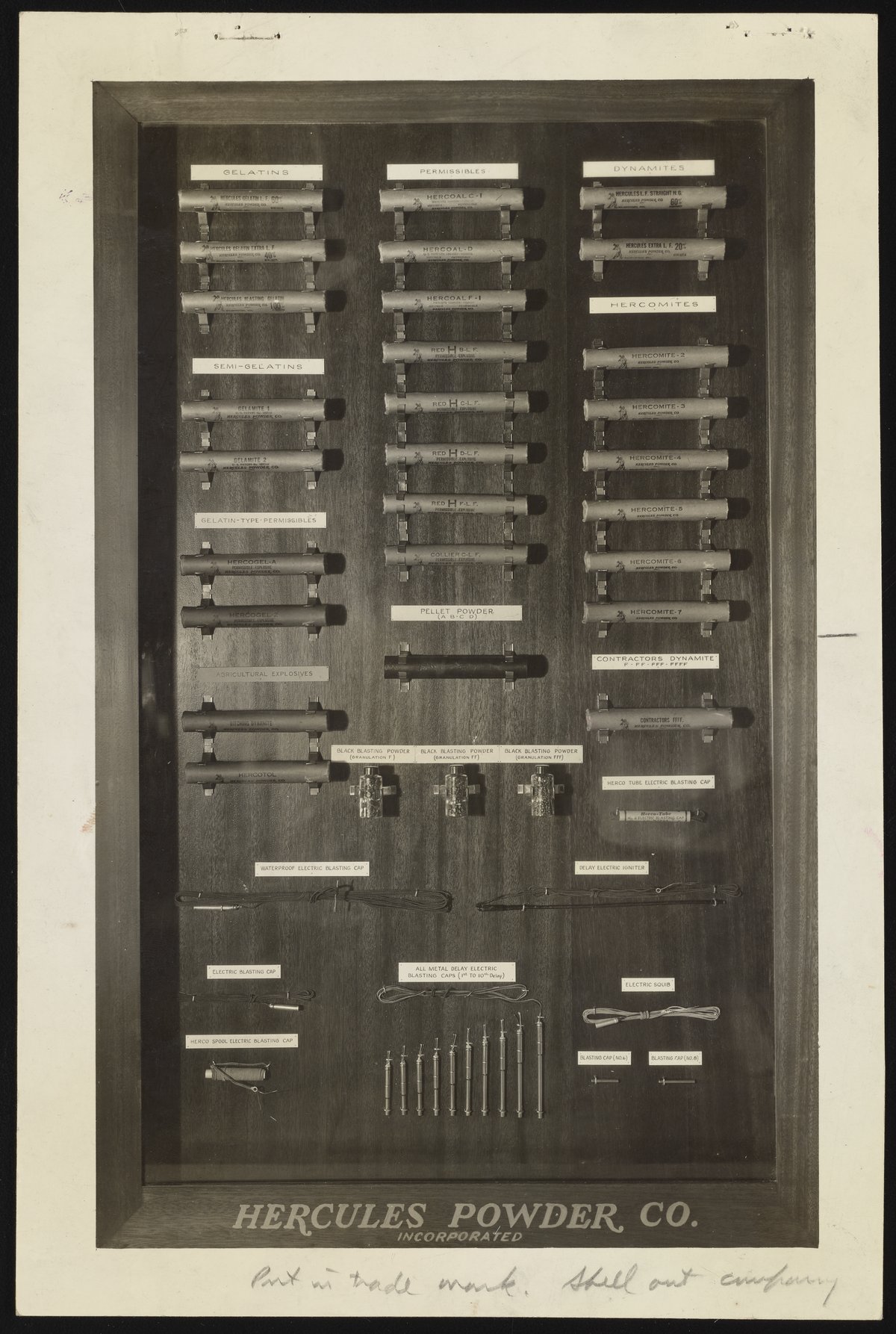 Varieties of Hercules Explosives exhibit panel (circa 1936) - Science ...