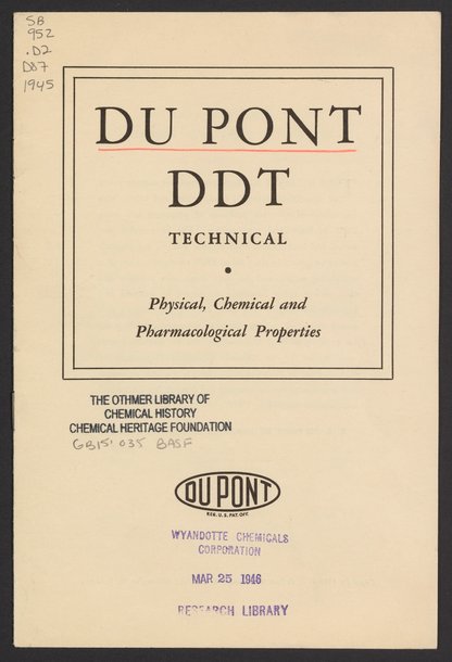 DDT and the Insect Problem - Science History Institute Digital Collections