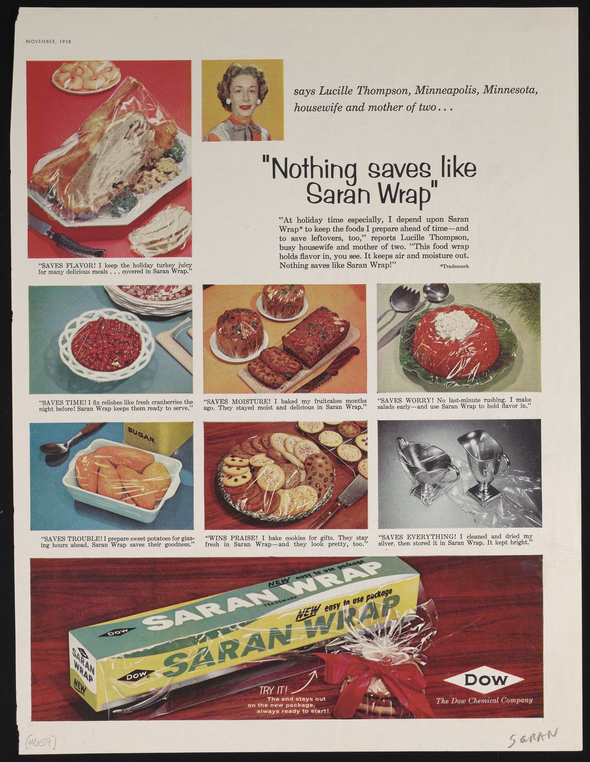 “Nothing Saves Like Saran Wrap” - Science History Institute Digital ...