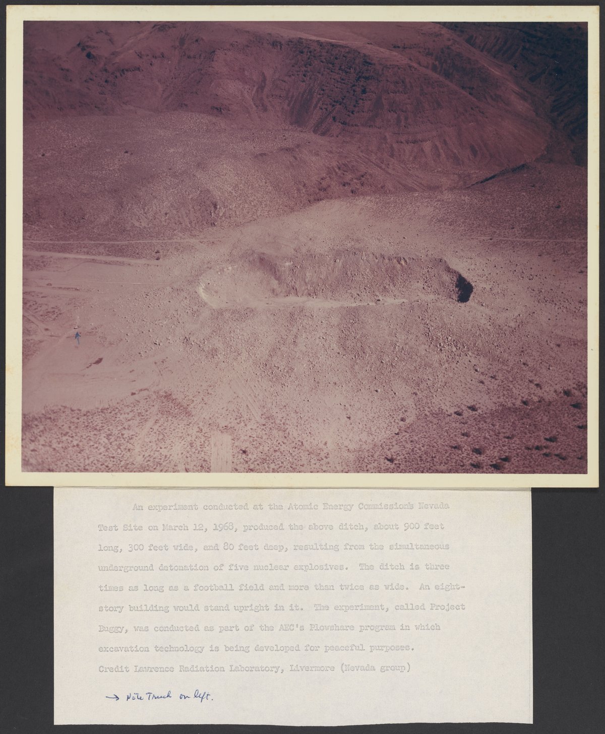 Ditch created by Project Gasbuggy - Science History Institute Digital ...