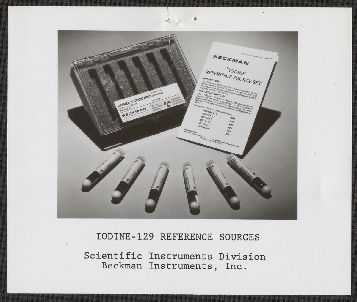 Beckman Iodine-129 Reference Sources - Science History Institute ...
